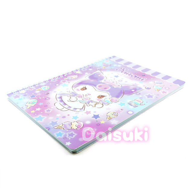 Sanrio - Kuromi Ice Cream Shop A5 Lined Notebook (soft cover) | Daisuki