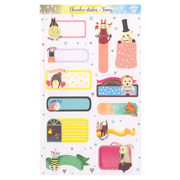 Lovely Cats Sticker Sheet #15 (Paper Stickers) | Daisuki