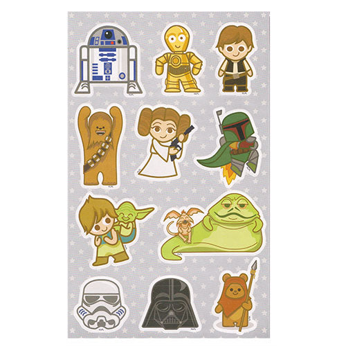Star Wars Jumbo Stickers Sheet! (Featuring Return of the Jedi Characte ...
