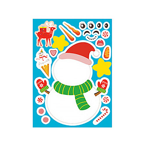 Christmas DIY Sticker Sheet - Decorate a Snowman! | Daisuki