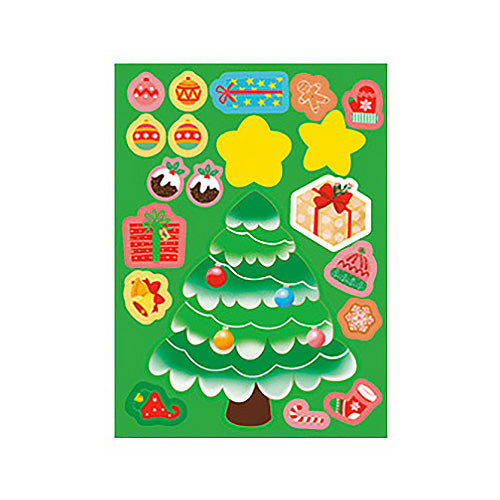 Christmas DIY Sticker Sheet - Decorate a Christmas Tree! | Daisuki