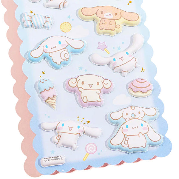 Sanrio : Cinnamoroll Mochimochi Marshmallow Stickers! SUPER PUFFY ...