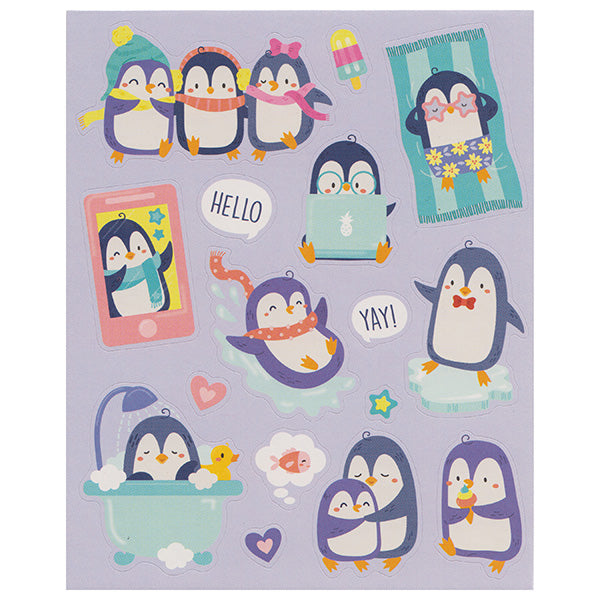 Playful Penguins Sticker Sheet! | Daisuki