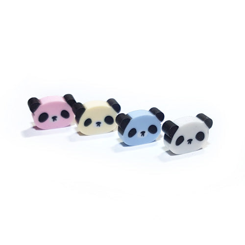 Panda Erasers set of 4! | Daisuki