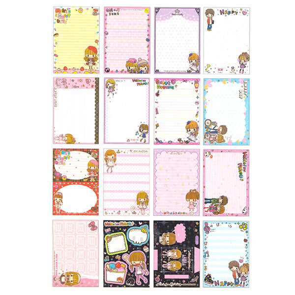 I Love Miki - Letter Paper - 32 Sheets (16 different designs!) | Daisuki