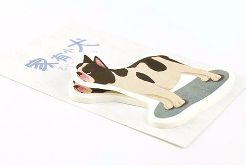 Cute Dog Sticky Memo Notes Pad! French Bulldog | Daisuki