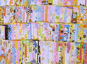 Large Memo pad Sample pack of 20 diff pages!! | Daisuki