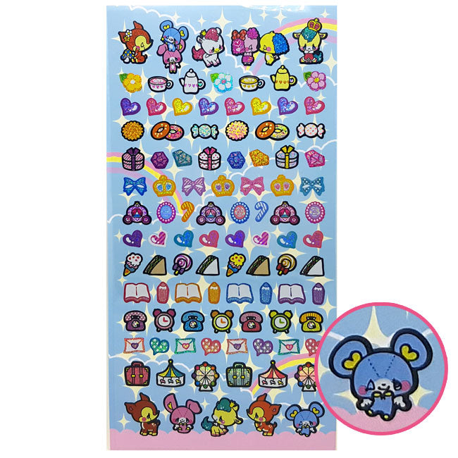 Crux : Funny Punch Sparkly Sticker Sheet! | Daisuki