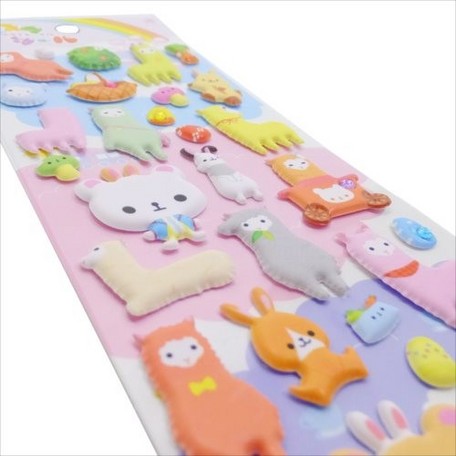 Steadfast : Fluffy Dream Animals Puffy Stickers! | Daisuki